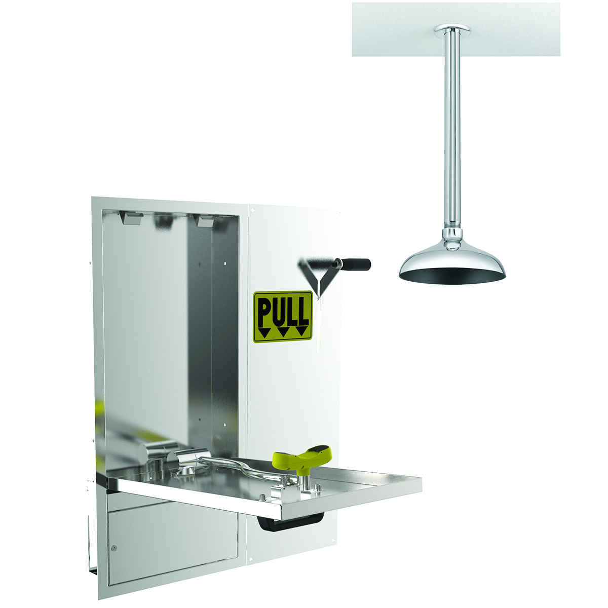 SE-575-DP-238 Wall Mounted Swing Down Laboratory Eye/Face Wash ...